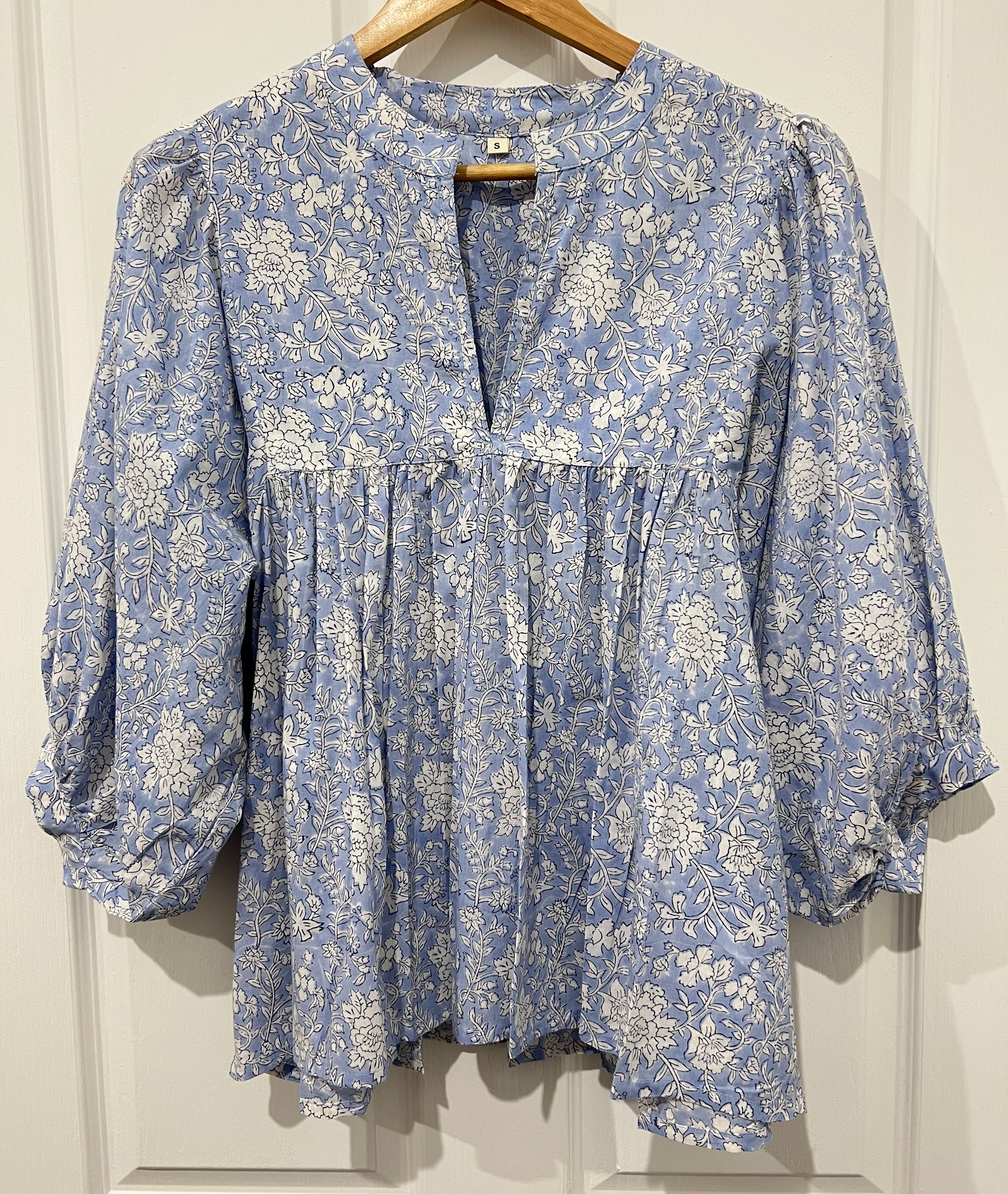 Amara Blouse - Cornflower Blue – Afez of the Heart